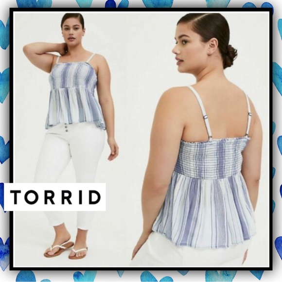 torrid | Tops | New Torrid Mixed Striped Tank T40gau00z | Poshmark